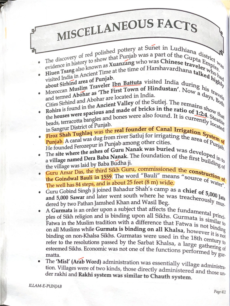 Miscellaneous Facts | PDF