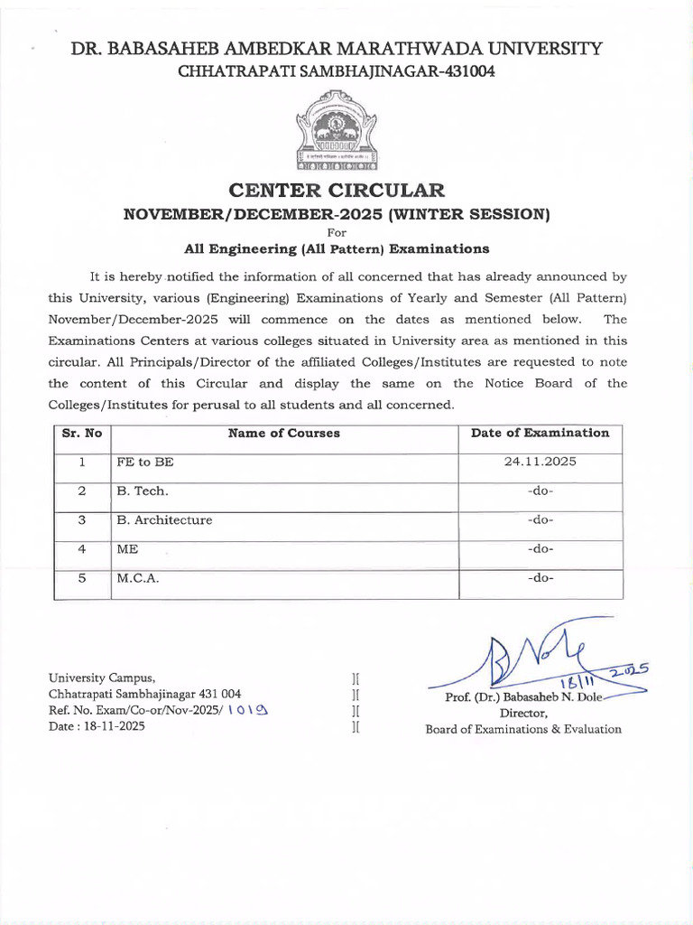 1019 Engineering Center Circular Nov 2025 | PDF