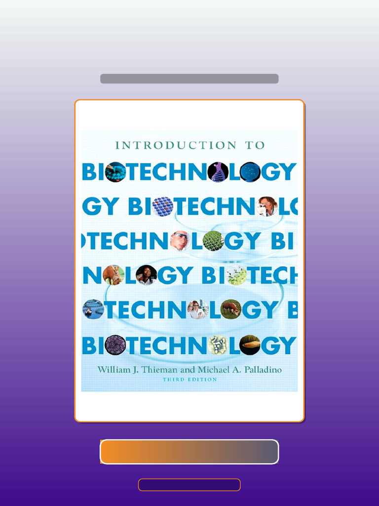 Test Bank For Introduction To Biotechnology 3E 3rd Edition William J ...