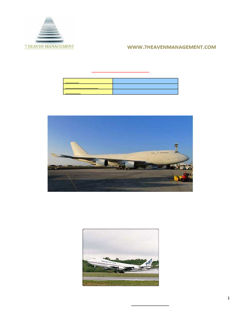 Boeing 747-400F Freighter Overview | PDF | Airliner | Civil Aviation