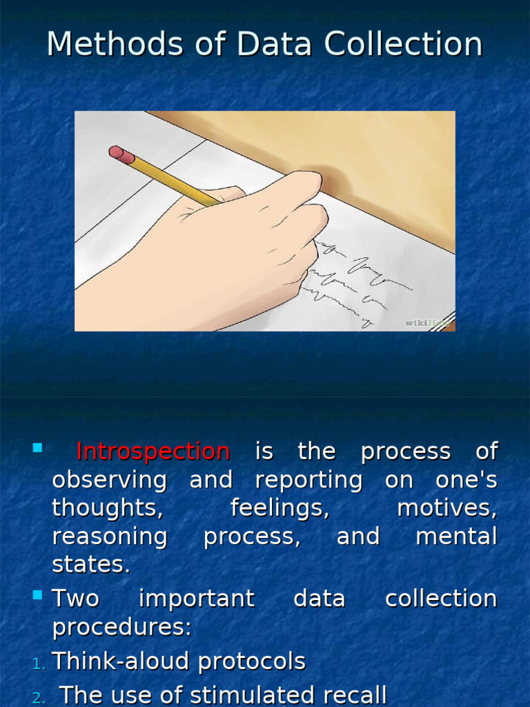 Methods of Data Collection | PDF