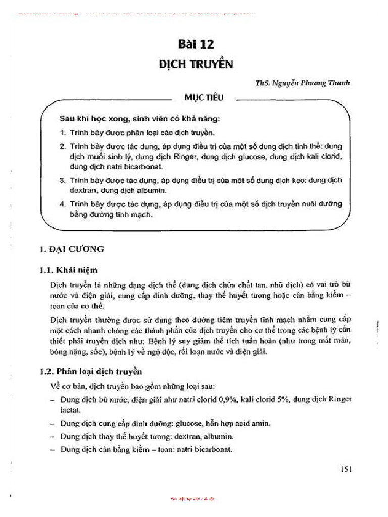 LEC13. DỊCH TRUYỀN. | PDF