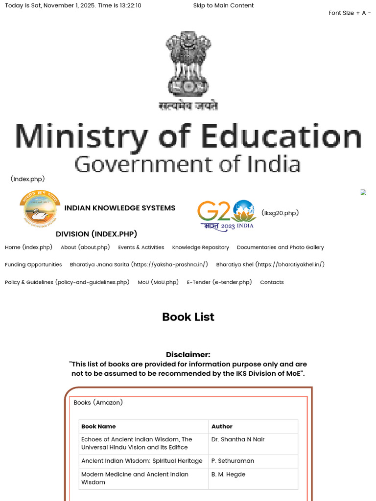 Ancient Indian Knowledge Book List | PDF | Mathematics | Science
