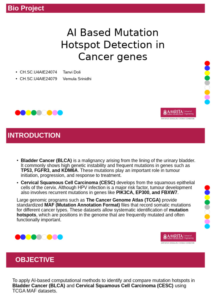 Bio Project | PDF | Mutation | Cervical Cancer