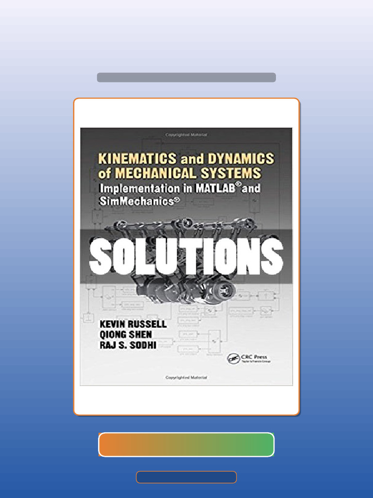 Solutions Kinematics and Dynamics of Mechanical Systems Implementation ...