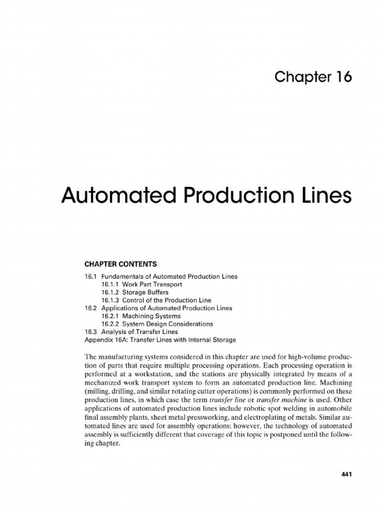 Flow Lines and Material Handling | PDF