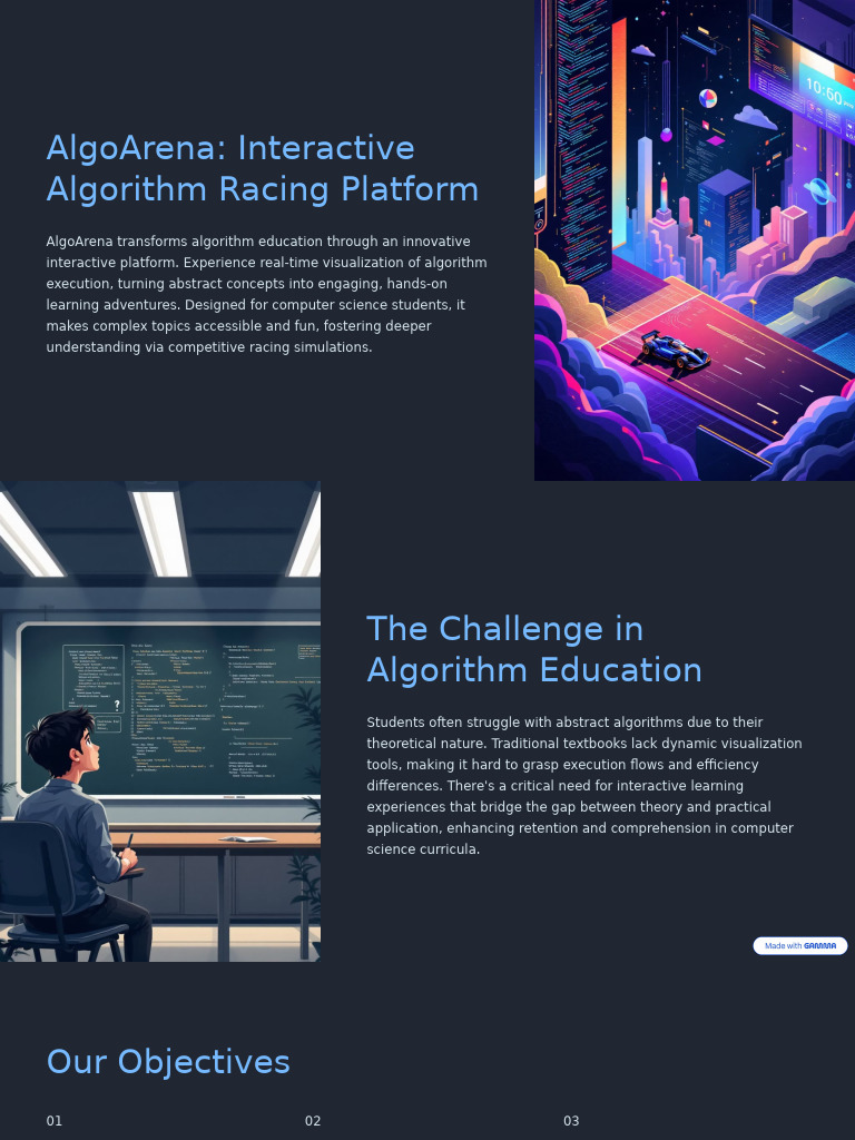 AlgoArena Interactive Algorithm Racing Platform | PDF | Simulation ...