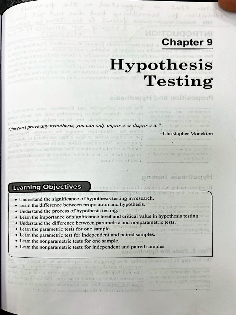 Hypothesis Testing | PDF
