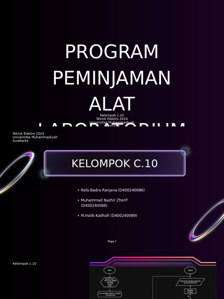 Program Peminjaman Alat Laboratorium | PDF