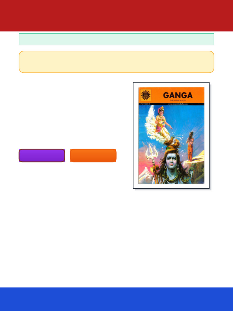 Amar Chitra Katha Ganga 1st Edition Lakshmi Seshadri Ebook 2025 Technology Edition | PDF