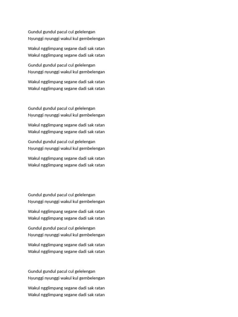 Gundul | PDF