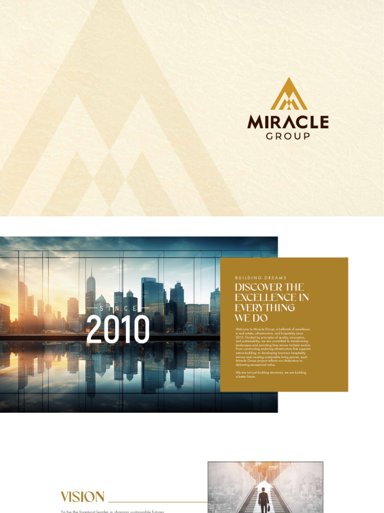 Miracle Group: Leaders in Real Estate & Infrastructure | PDF ...