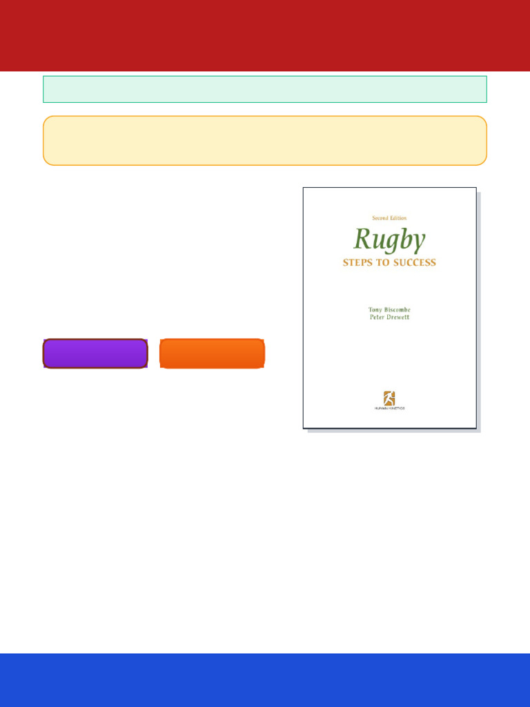 Rugby 2nd ed Edition Tony Biscombe online ebook reading | PDF | Ball ...