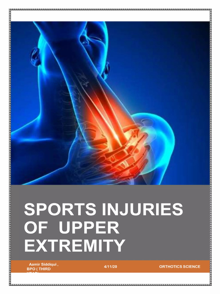 Sports Injuries of Upper Extremities 233013635 | PDF
