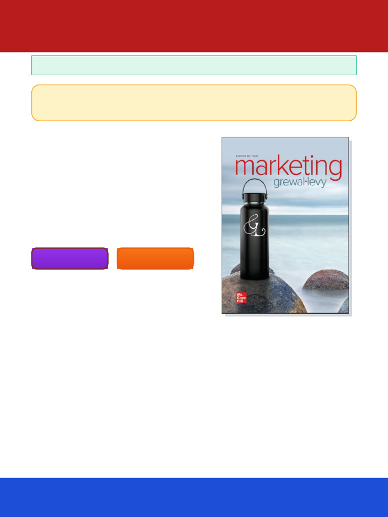 Marketing. 8th Edition Dhruv Grewal ebook formatted for mobile | PDF ...