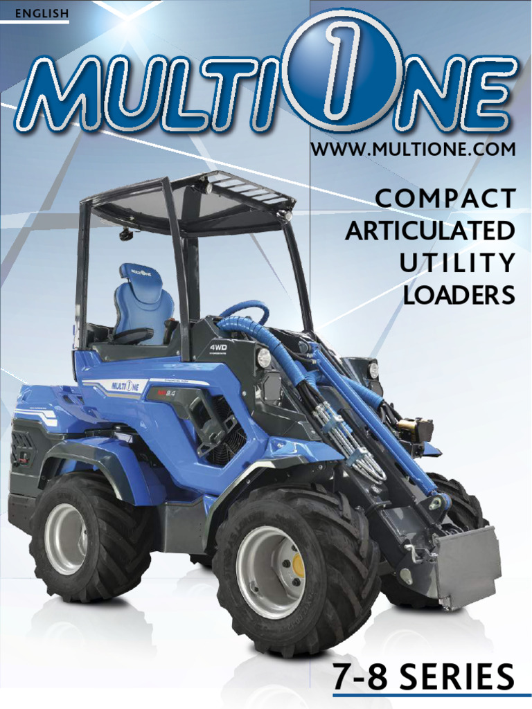 MultiOne 7-8 Series Articulated Loaders | PDF | Loader (Equipment)