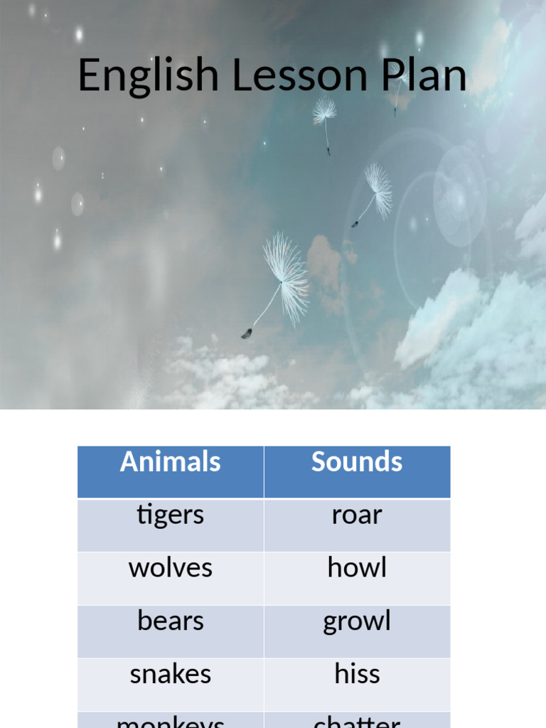 Jungle Book Lesson Plan 1 | PDF