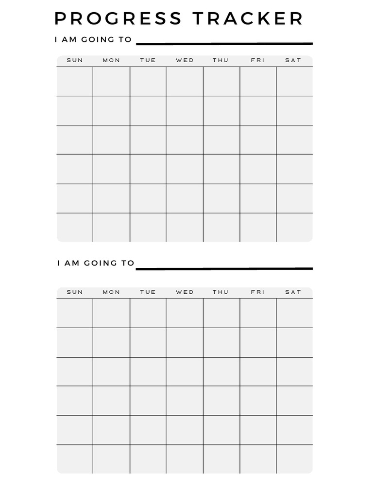 Progress Tracker | PDF