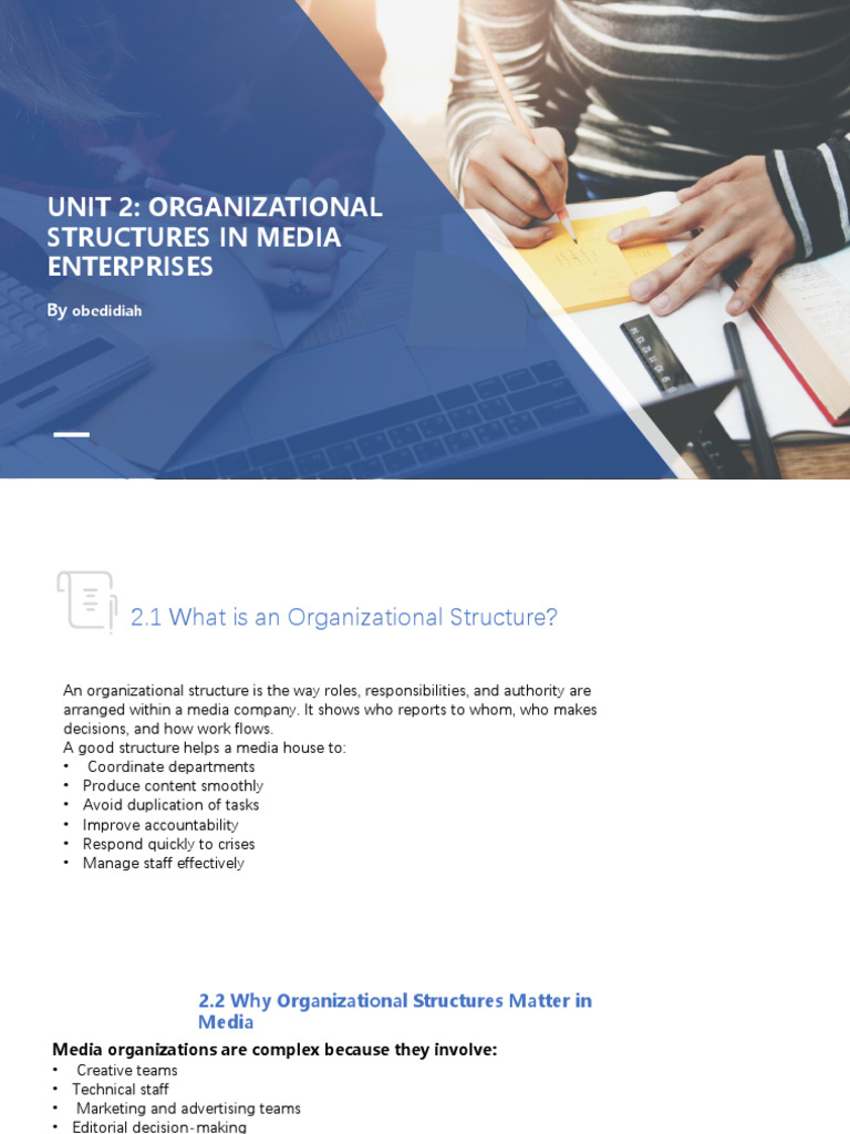 Media Organizational Structures Explained | PDF | Organizational ...