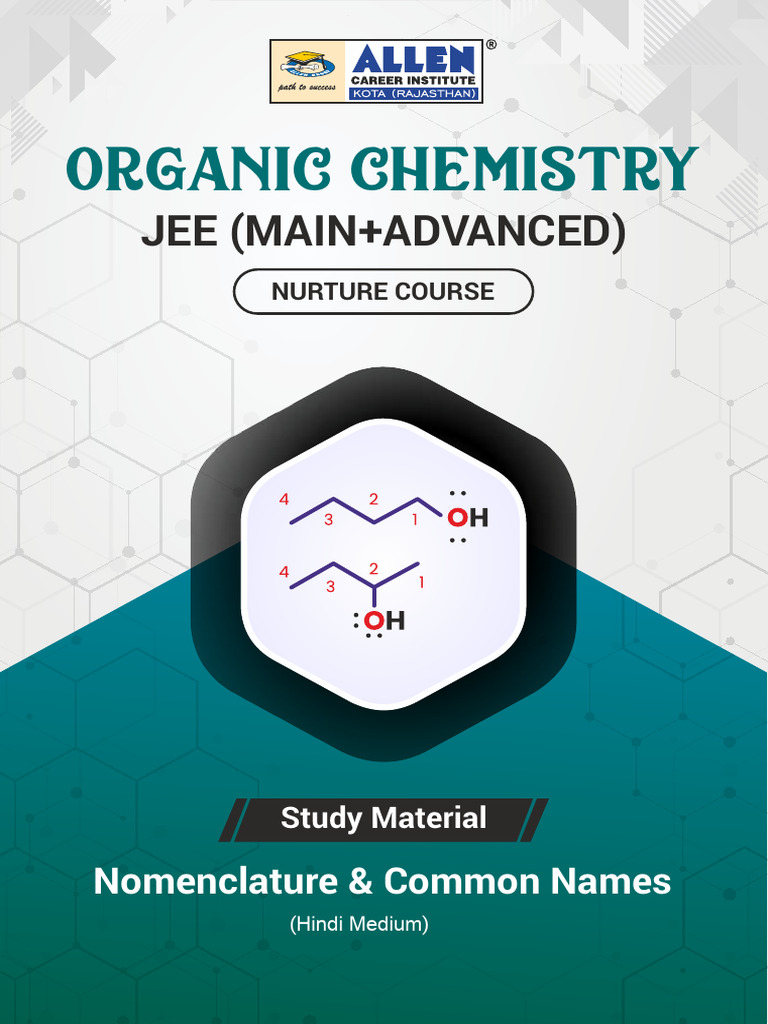 IUPAC Nomenclature Study Guide for JEE | PDF | Copyright | Copyright ...