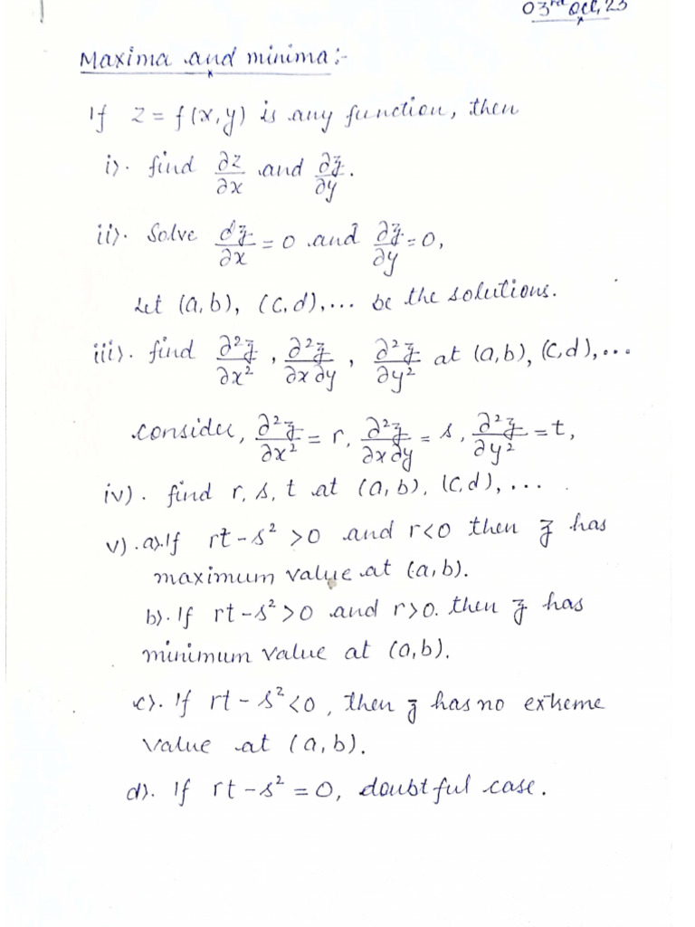 max and min | PDF