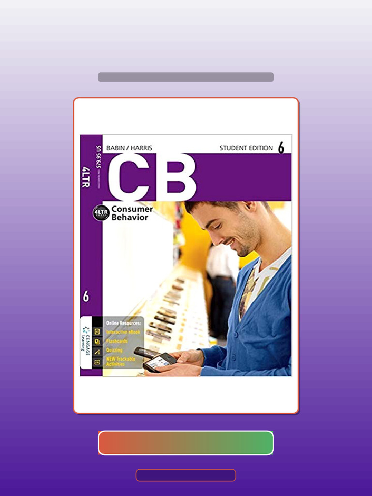 Test Bank of CB6 6th Edition Barry J Babin Eric Harris | PDF | Science ...