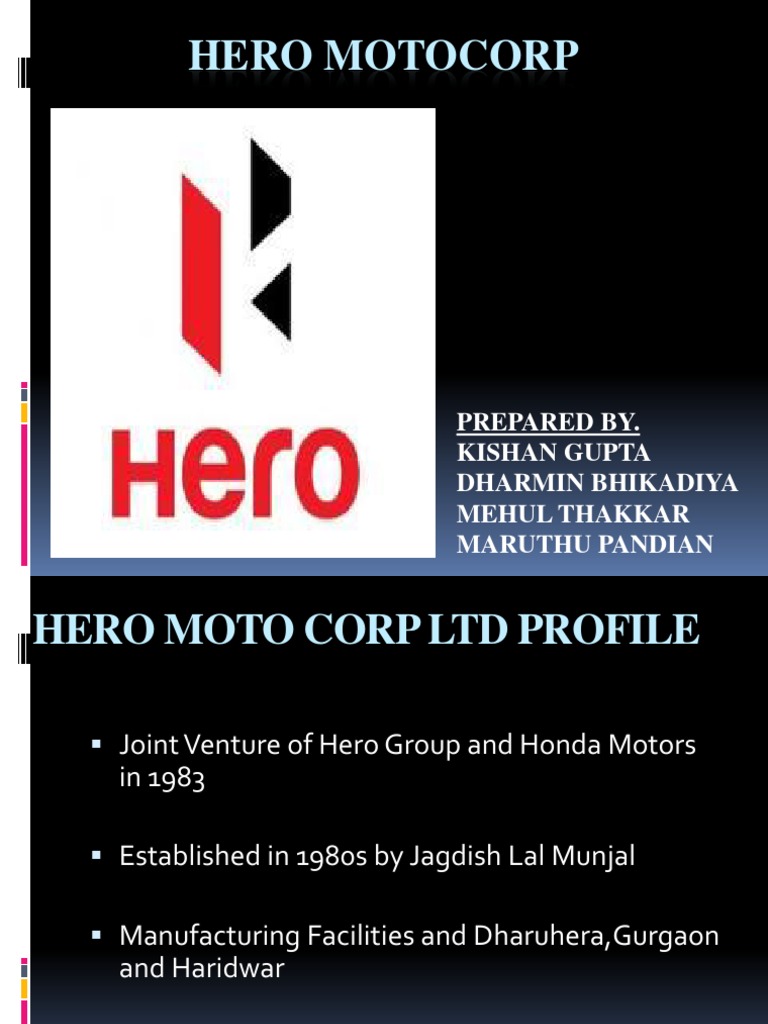Hero MotoCorp Company Profile Overview | PDF | Motorcycle | Honda