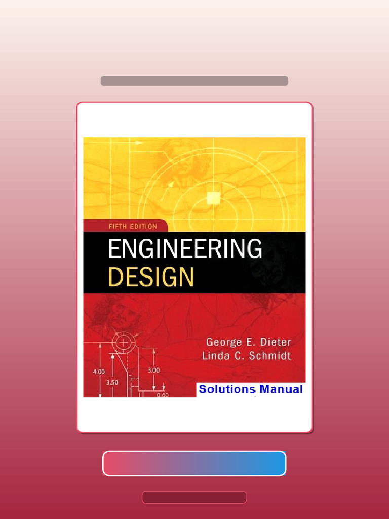 Test Bank of Engineering Design 5th Edition Dieter | PDF | Multiple Choice