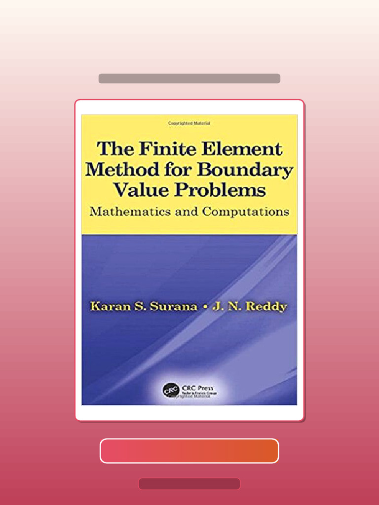 Test Bank of Finite Element Method for Boundary Value Problems ...
