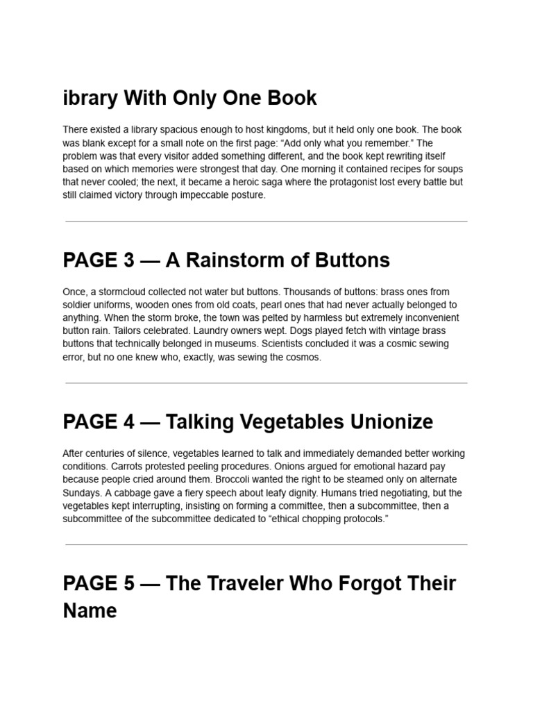 PAGE 50 Ibrary With Only One Book | PDF
