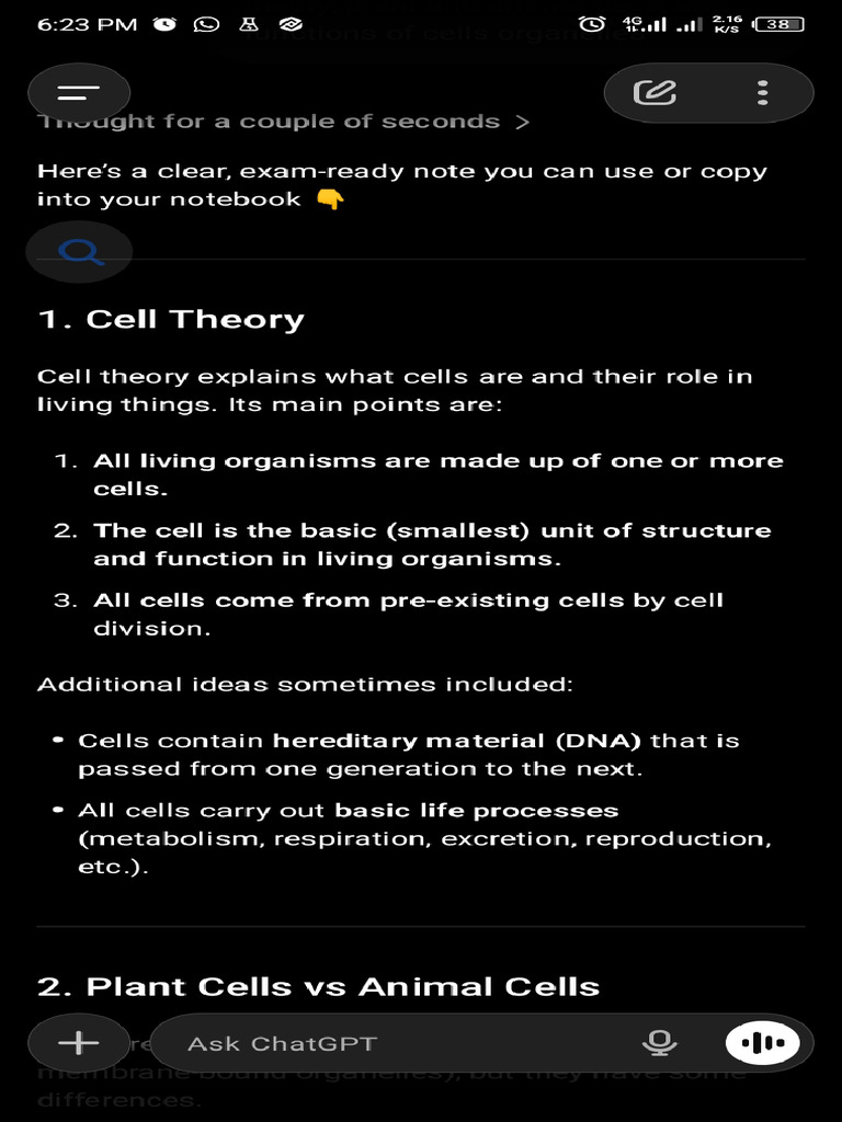 Cell Theory and Cells | PDF