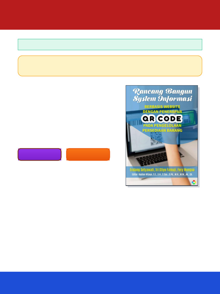 Rancang Bangun System Informasi Berbasis Website dengan Penerapan QR Code pada Pengelolaan ...