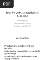 Solar Cell I-V Characteristics Explained | PDF | Photovoltaics | Solar Cell