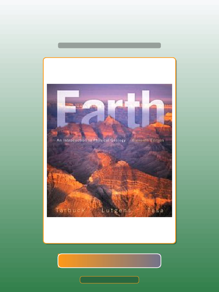 Test Bank of Earth an Introduction to Physical Geology 11th by Tarbuck ...