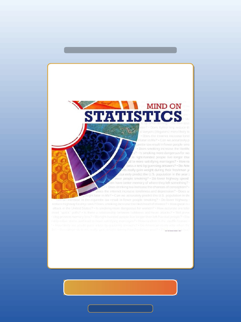 Test Bank of Mind on Statistics 5th Edition Utts | PDF | Multiple ...