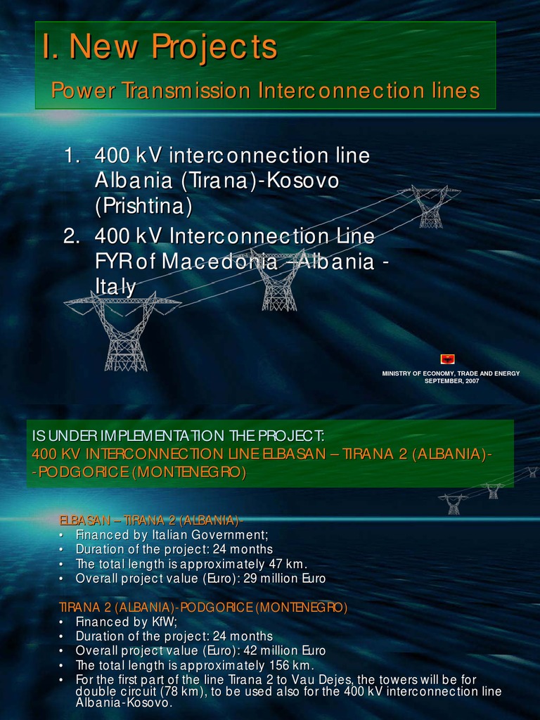 Power Transmission Interconnection LinesPower Lines | PDF | Electric ...