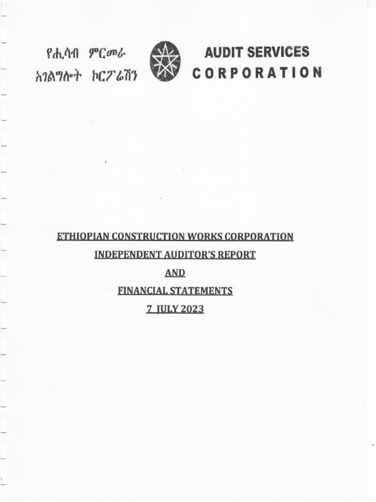 ECWC 2023 Audited Financial Report | PDF