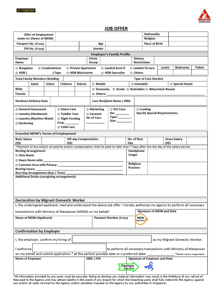 PDF Deployment Job Offer v3 5 | PDF | Labor