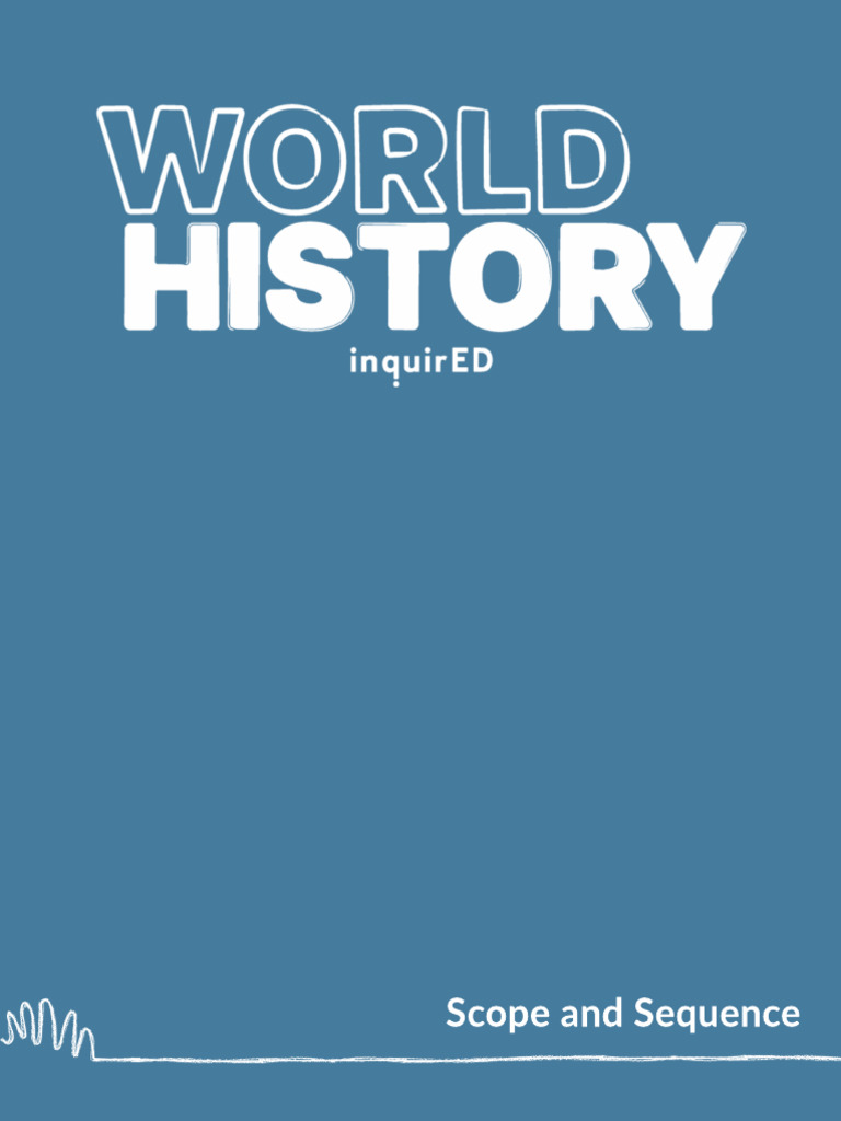 InquirED Middle School World History Scope and Sequence | PDF ...
