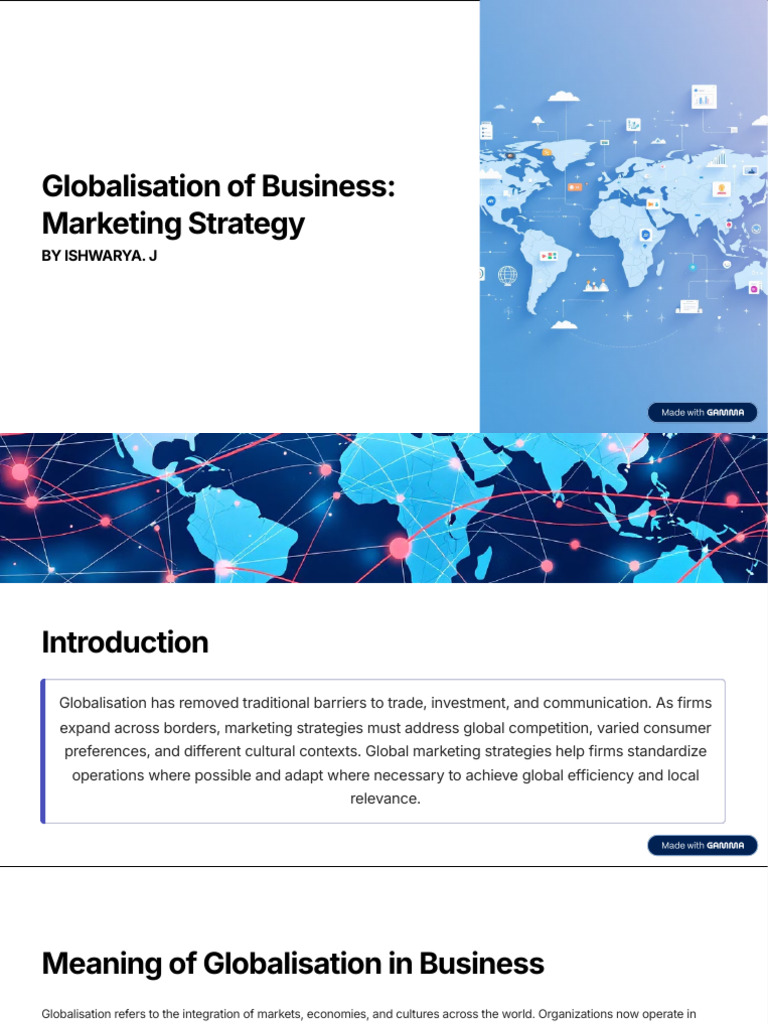 Globalisation-of-Business-Marketing-Strategy | PDF | Globalization ...