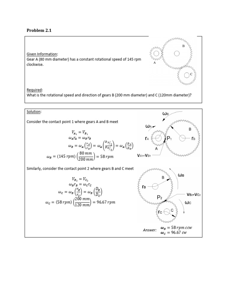 Solutions for Problems & Exercises - Machine Analysis by James Doane ...