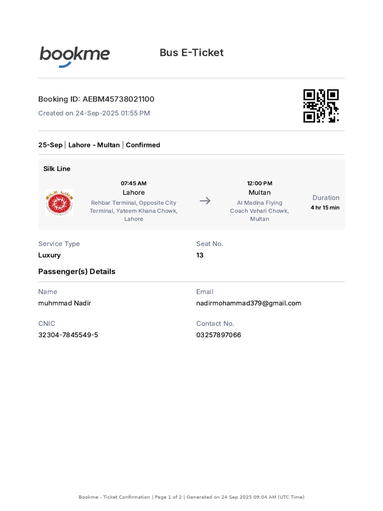 Bus Ticket 1758704701 | PDF