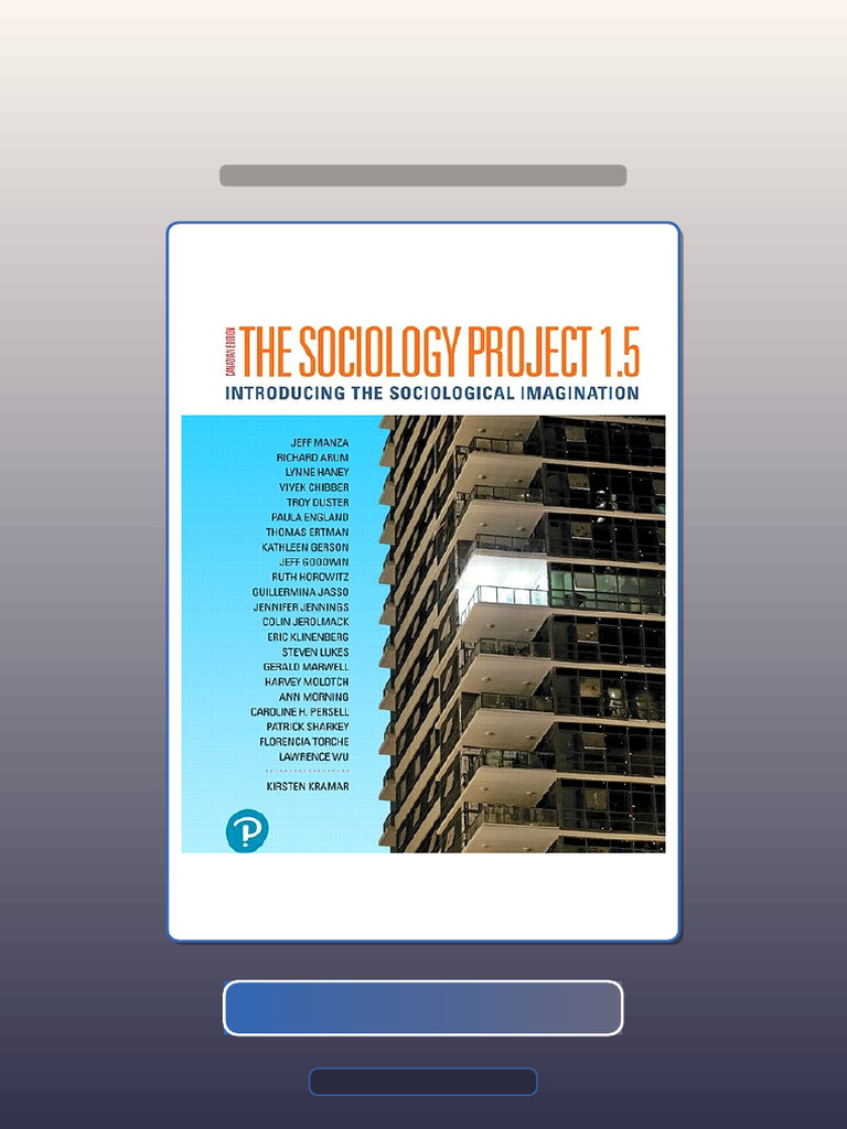 Test Bank of the Sociology Project 15 Introducing the Sociological ...