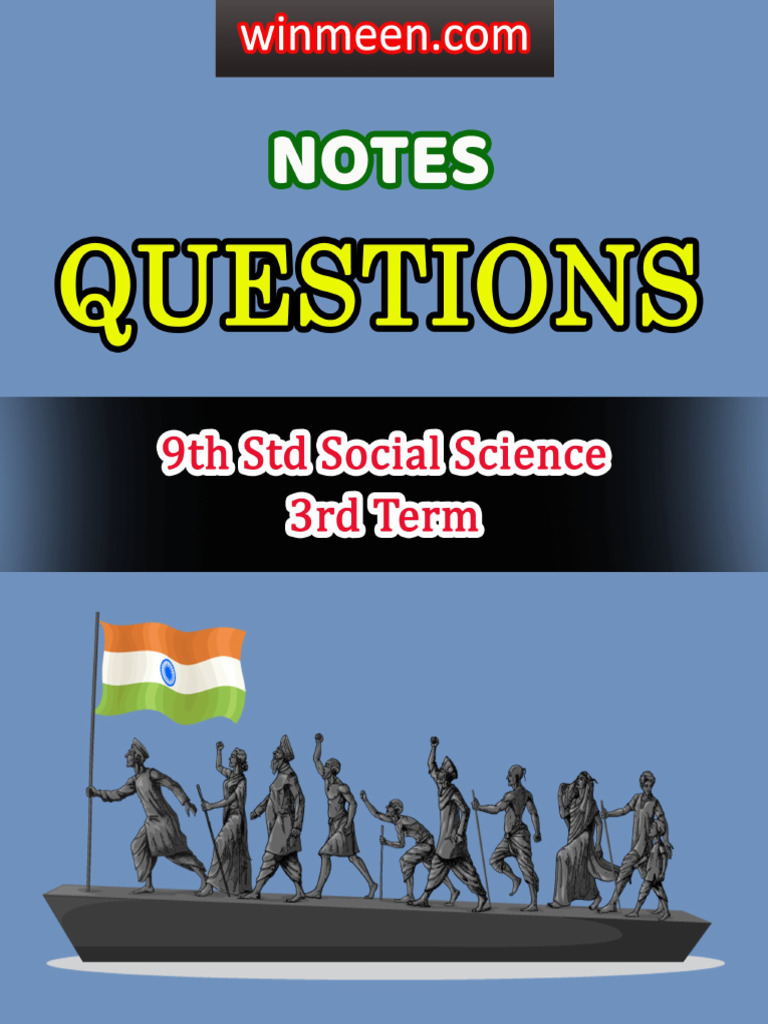 9th Grade Social Science Notes & Questions | PDF | Pollution | Waste
