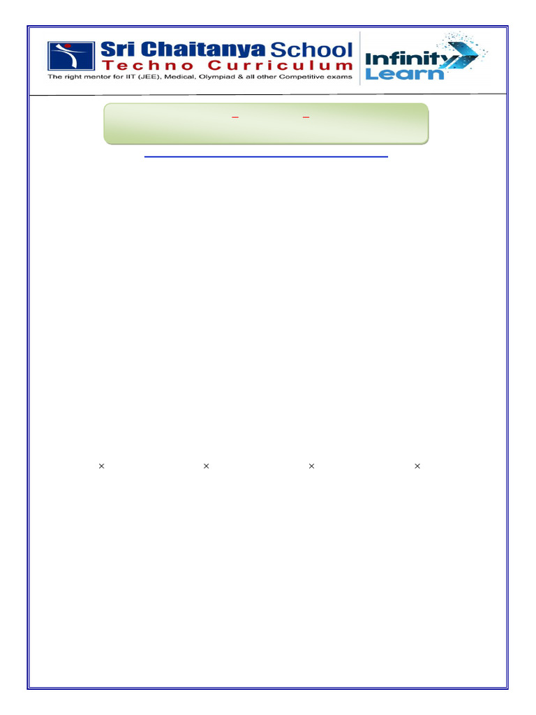 Vi - Intso (Stso) - Level - I - W.S - 3 - Motion & Measurement | PDF ...