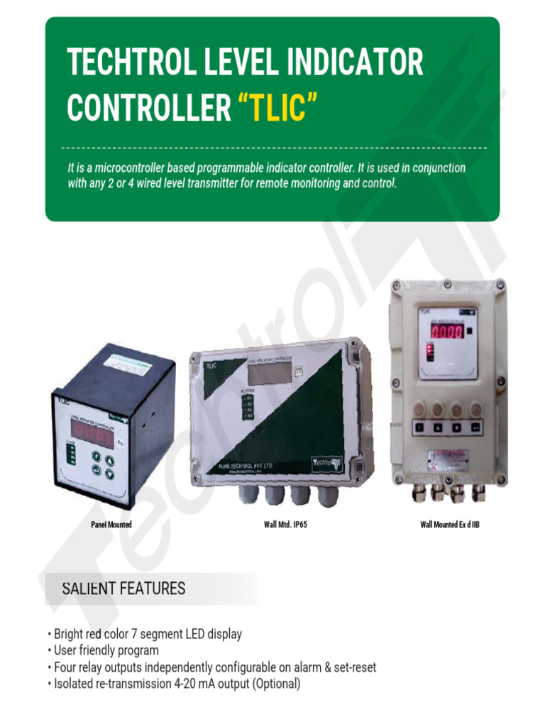 TLIC | PDF | Relay | Electrical Engineering