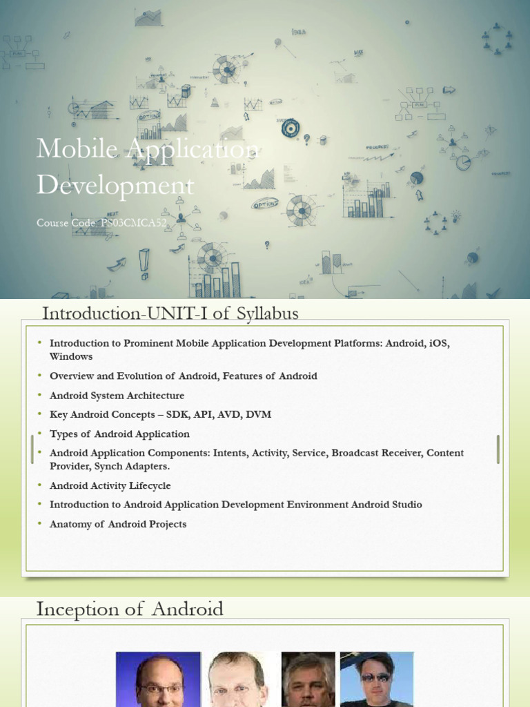 Android App Development Overview | PDF | Android (Operating System ...