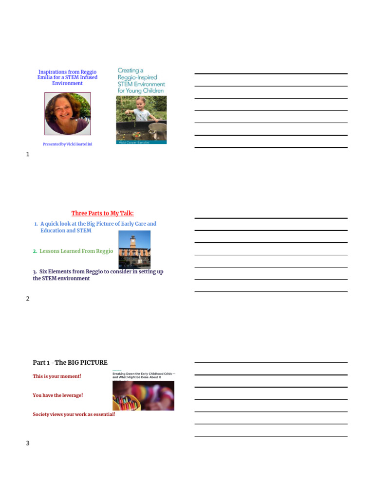 Reggio Emilia Insights for STEM Learning | PDF | Learning | Inquiry ...
