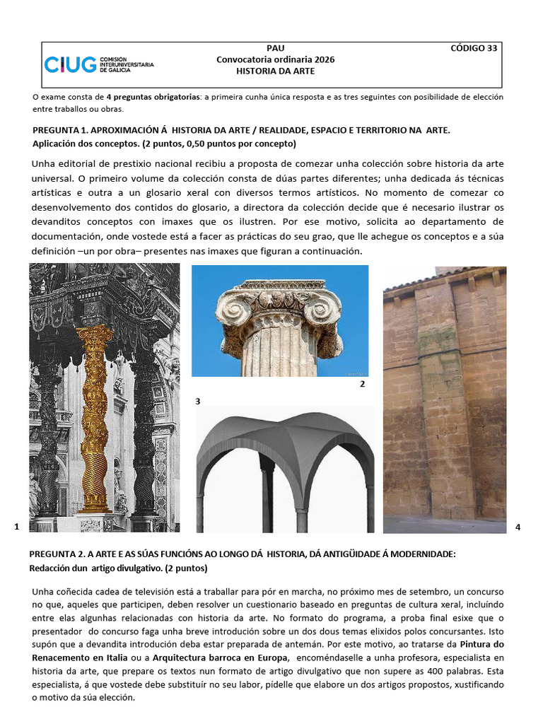 33 Historia Arte Modelo 26 Gal | PDF