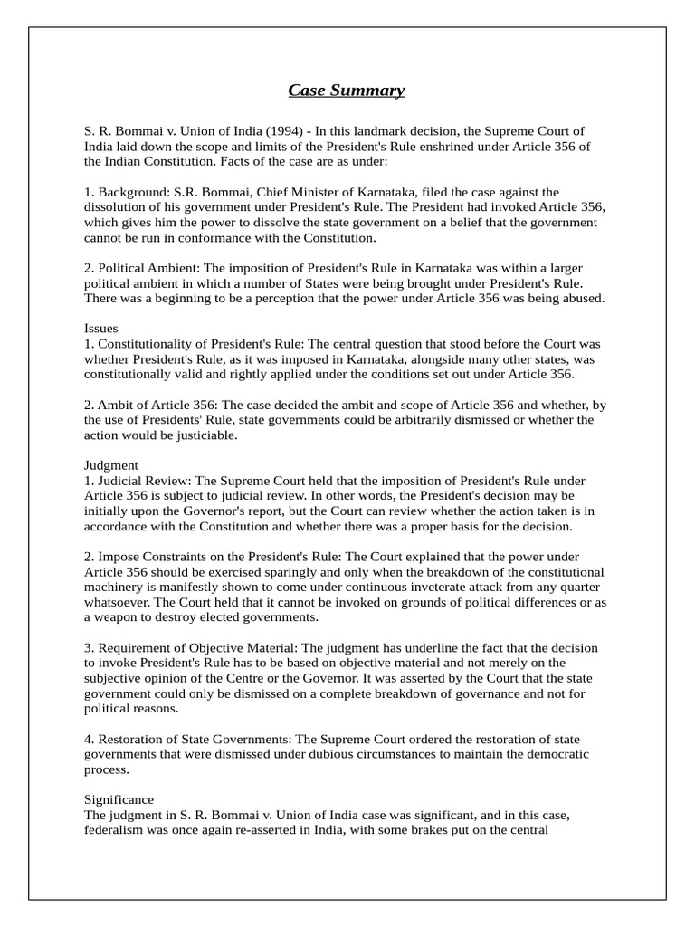 Case Summary | PDF | Justice | Crime & Violence